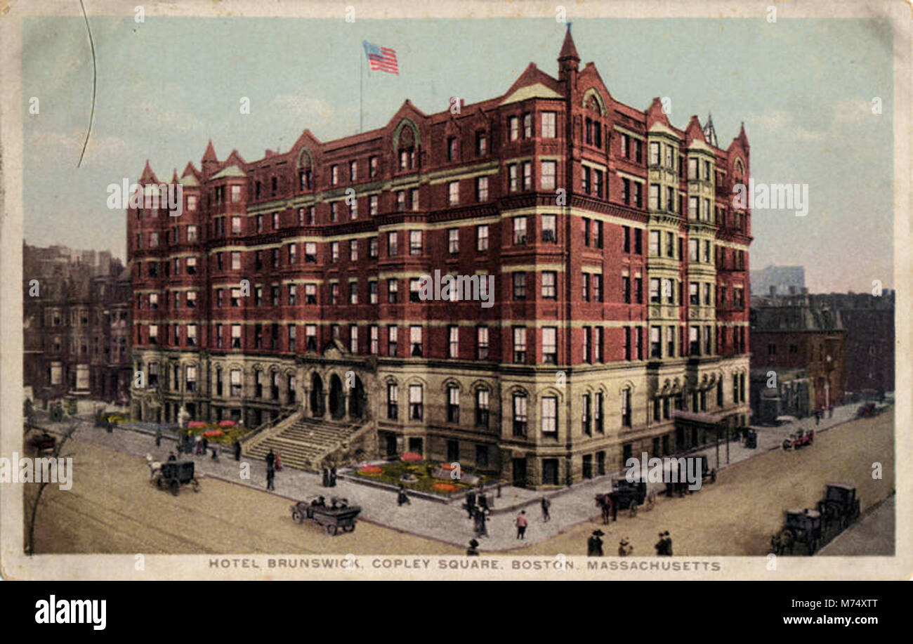 The Hotel Brunswick, located in Copley Square, is featured in this ...