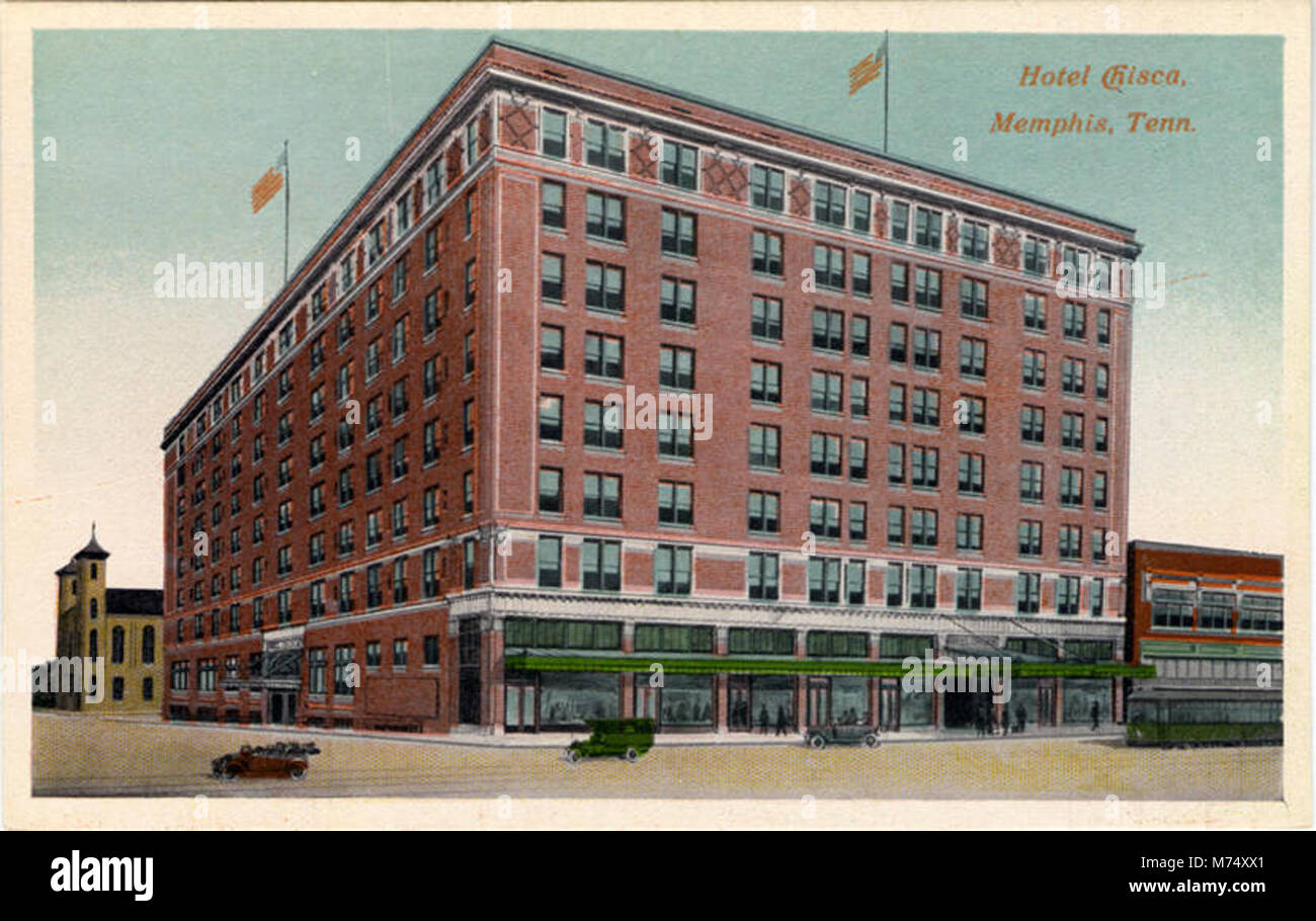 Photograph of the Hotel Chisca, a well-known historical hotel. The ...