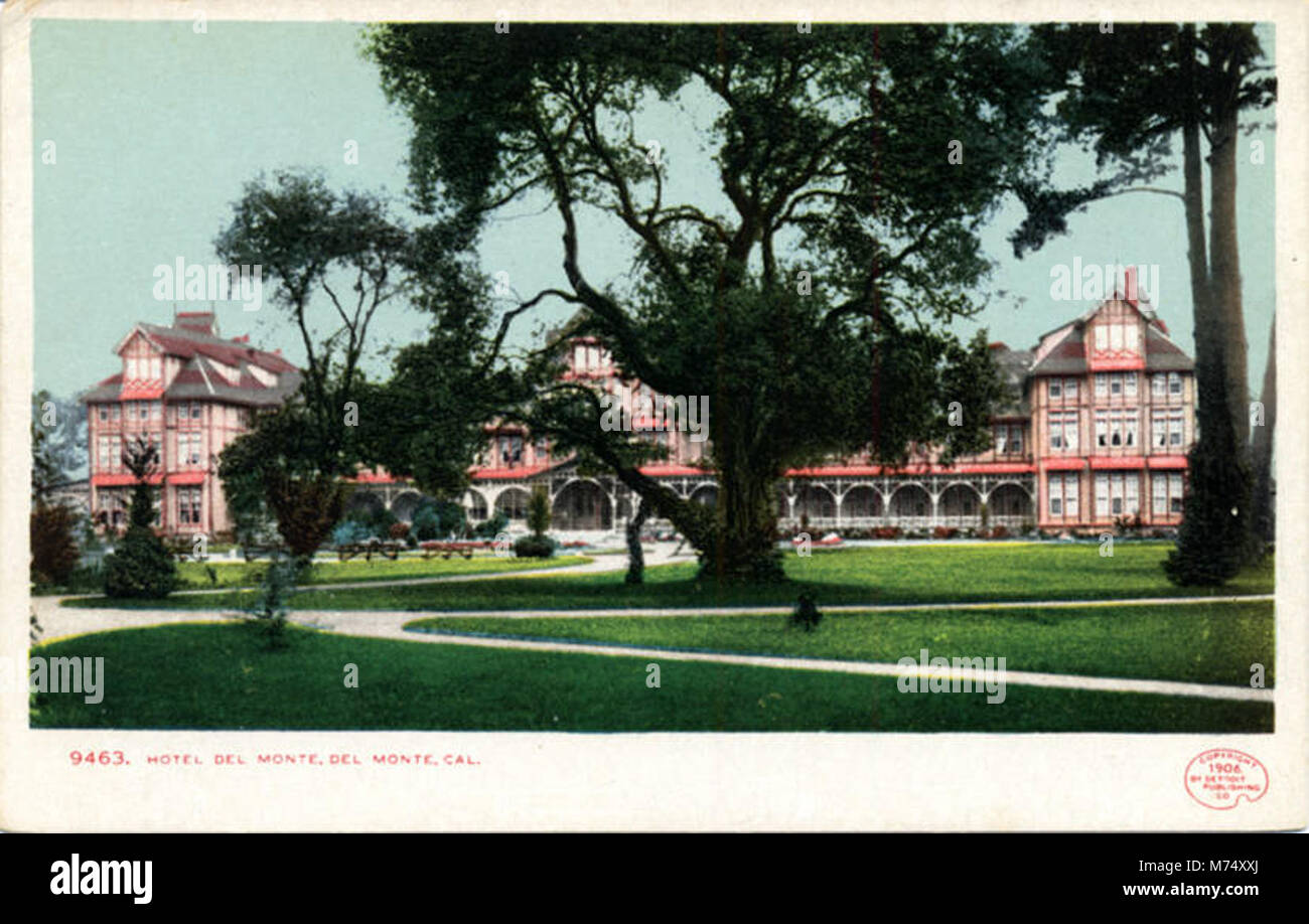 Photograph of the historic Hotel Del Monte, known for its architecture ...