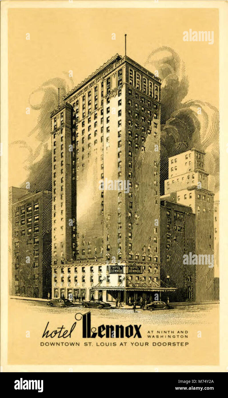 An image of the Hotel Lennox, a historic hotel reflecting the ...