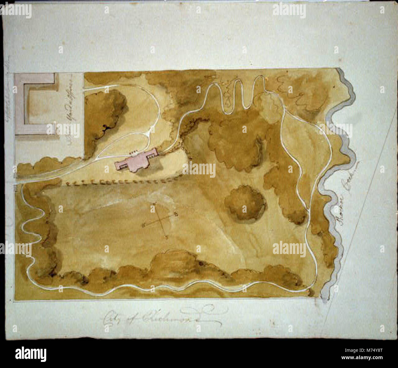A site plan and landscaping design of a house in Richmond, Virginia ...