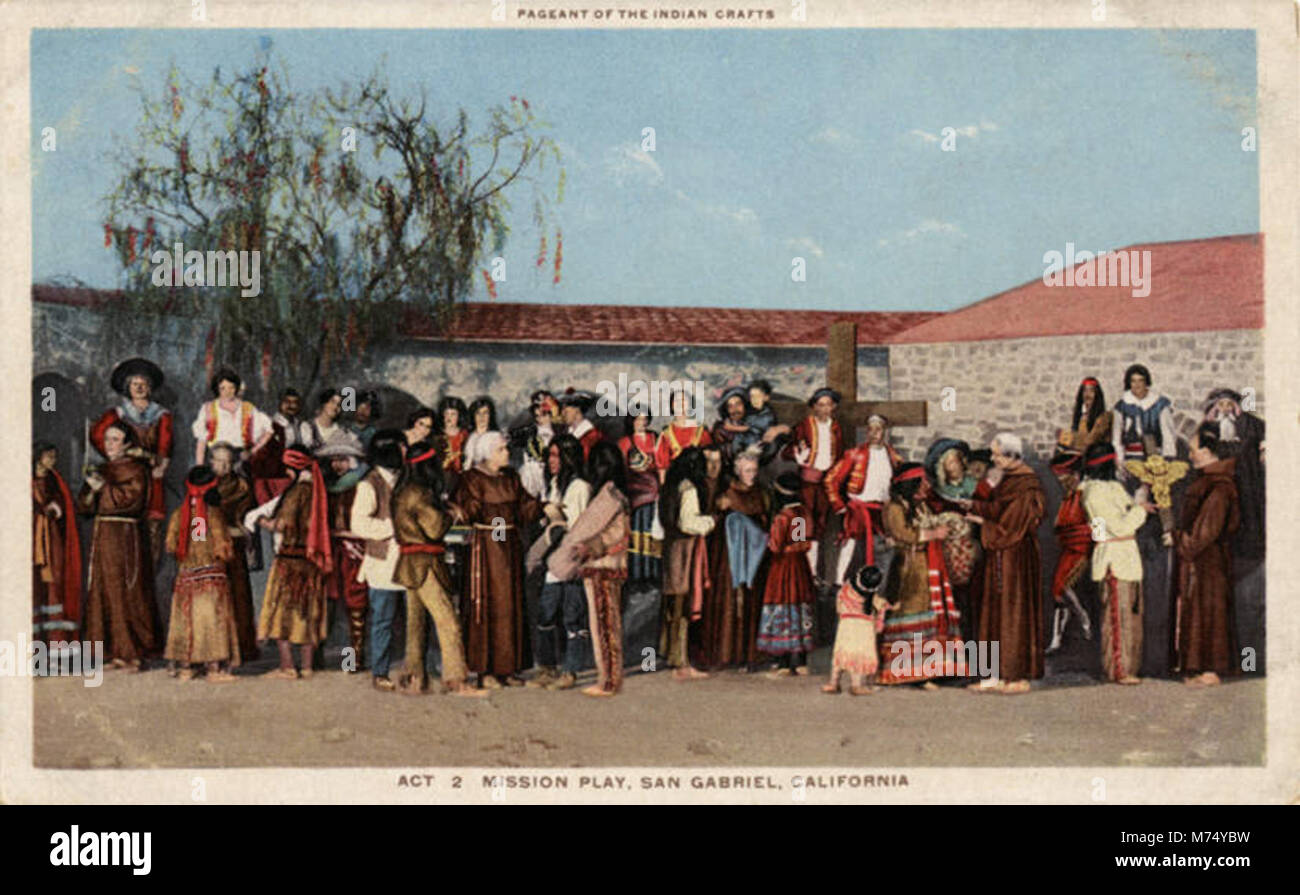 This image depicts a scene from Act 2 of the 'Pageant of the Indian ...