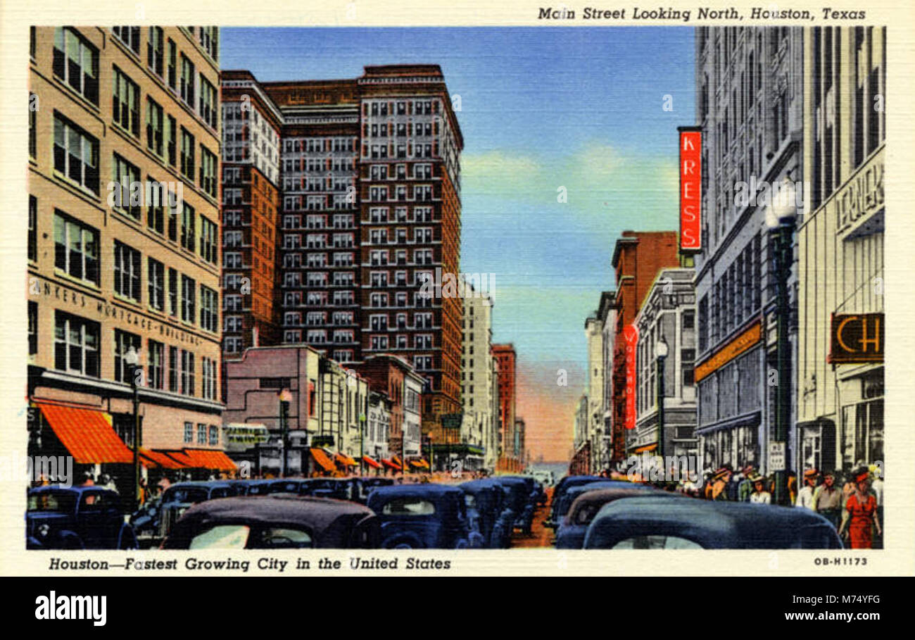Main street downtown houston texas hi-res stock photography and images ...