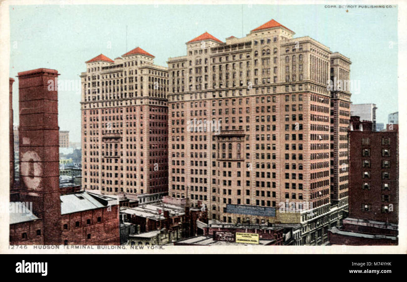 The Hudson Terminal Building was a landmark in New York City, known for ...