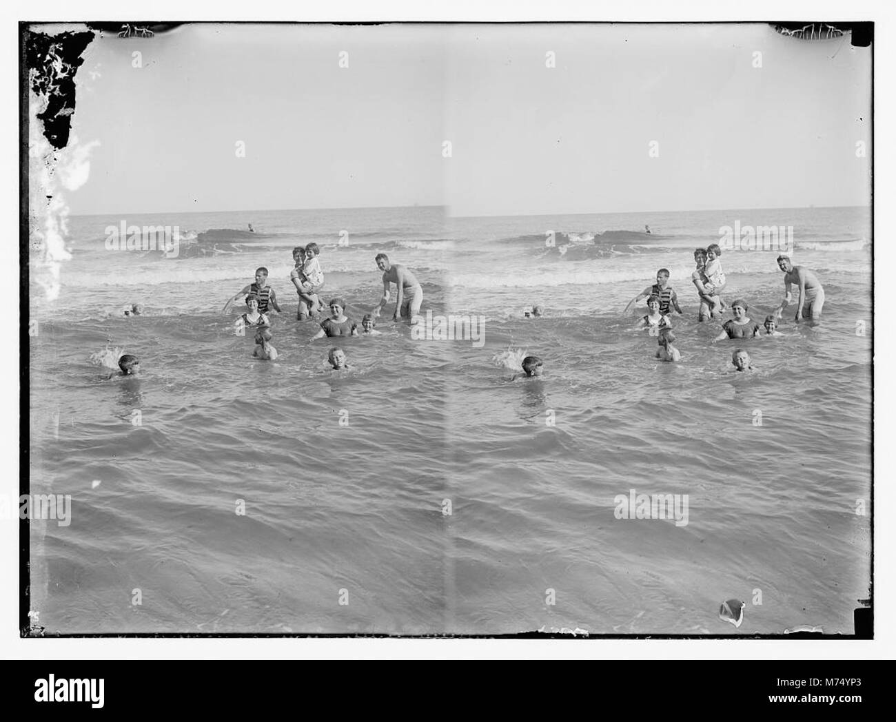 Group bathing Black and White Stock Photos & Images - Alamy