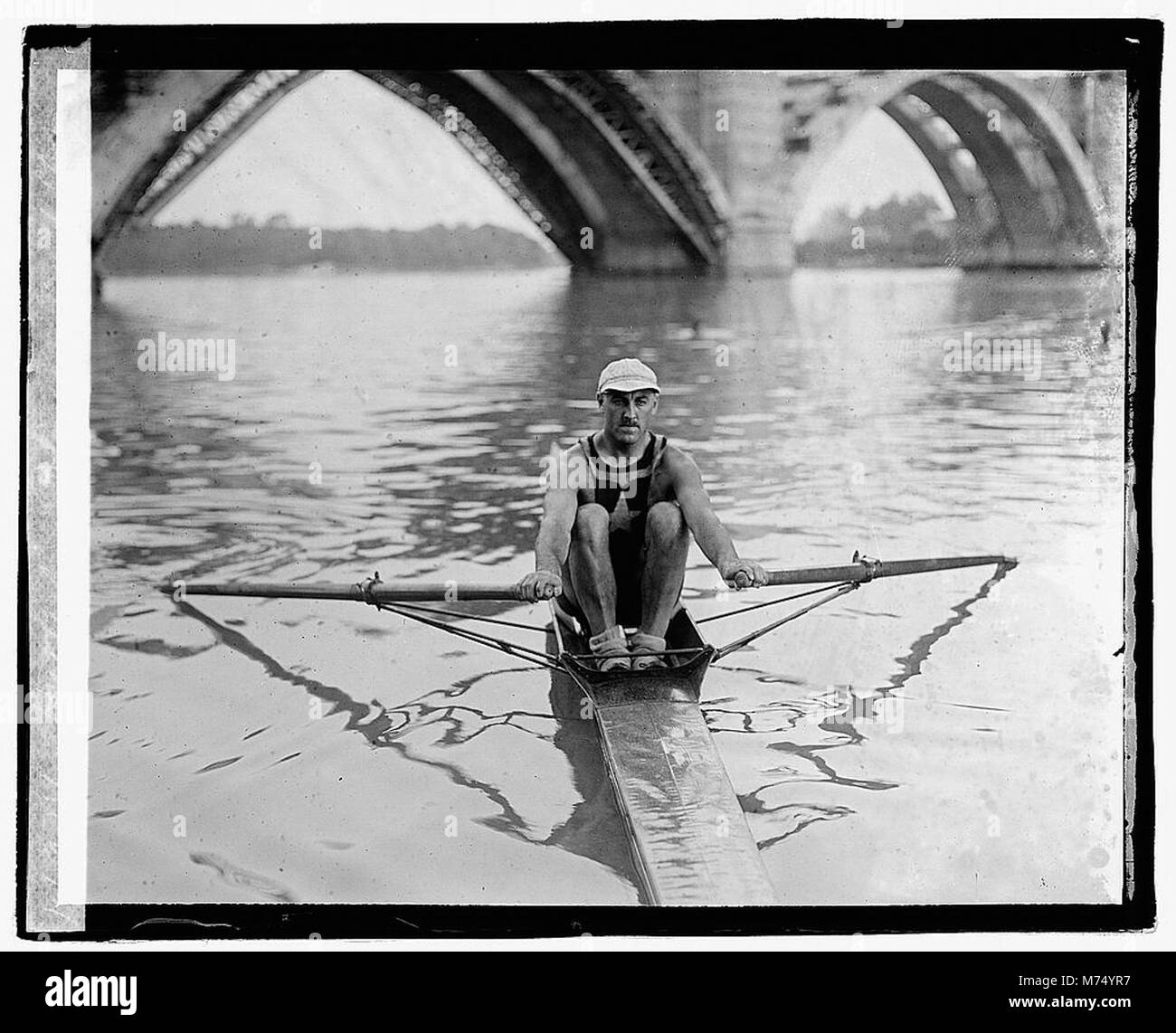A photograph showing Hutterly at the Potomac Boat Club, a significant ...
