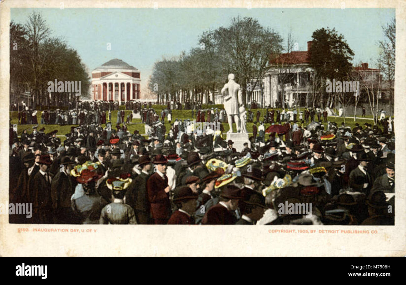 The University of Virginia's Inauguration Day, marked by ceremonial ...