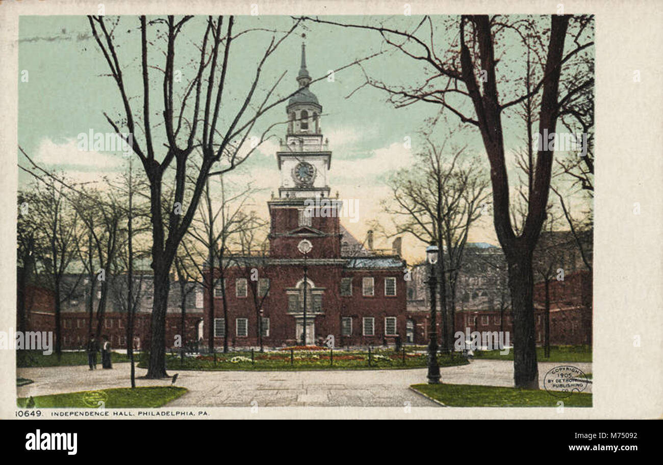 Photograph of Independence Hall in Philadelphia, Pennsylvania, where ...