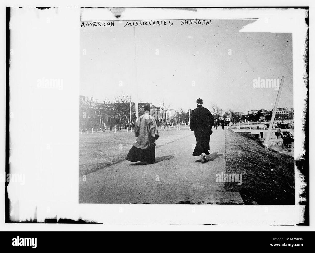 A historical photograph of American missionaries in Shanghai ...