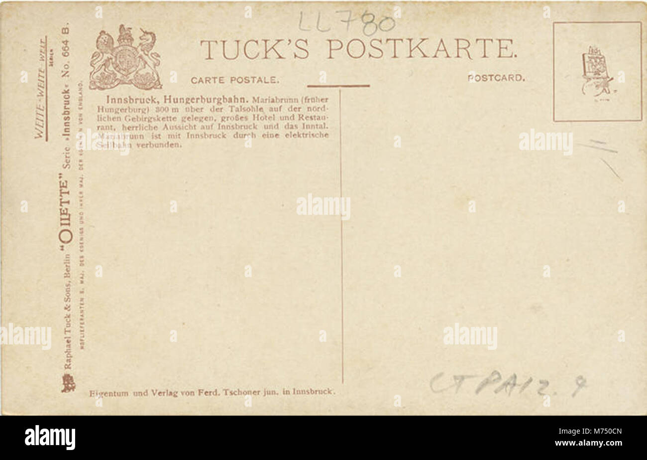 The image captures the Drahtseilbahn cable car system in Innsbruck ...