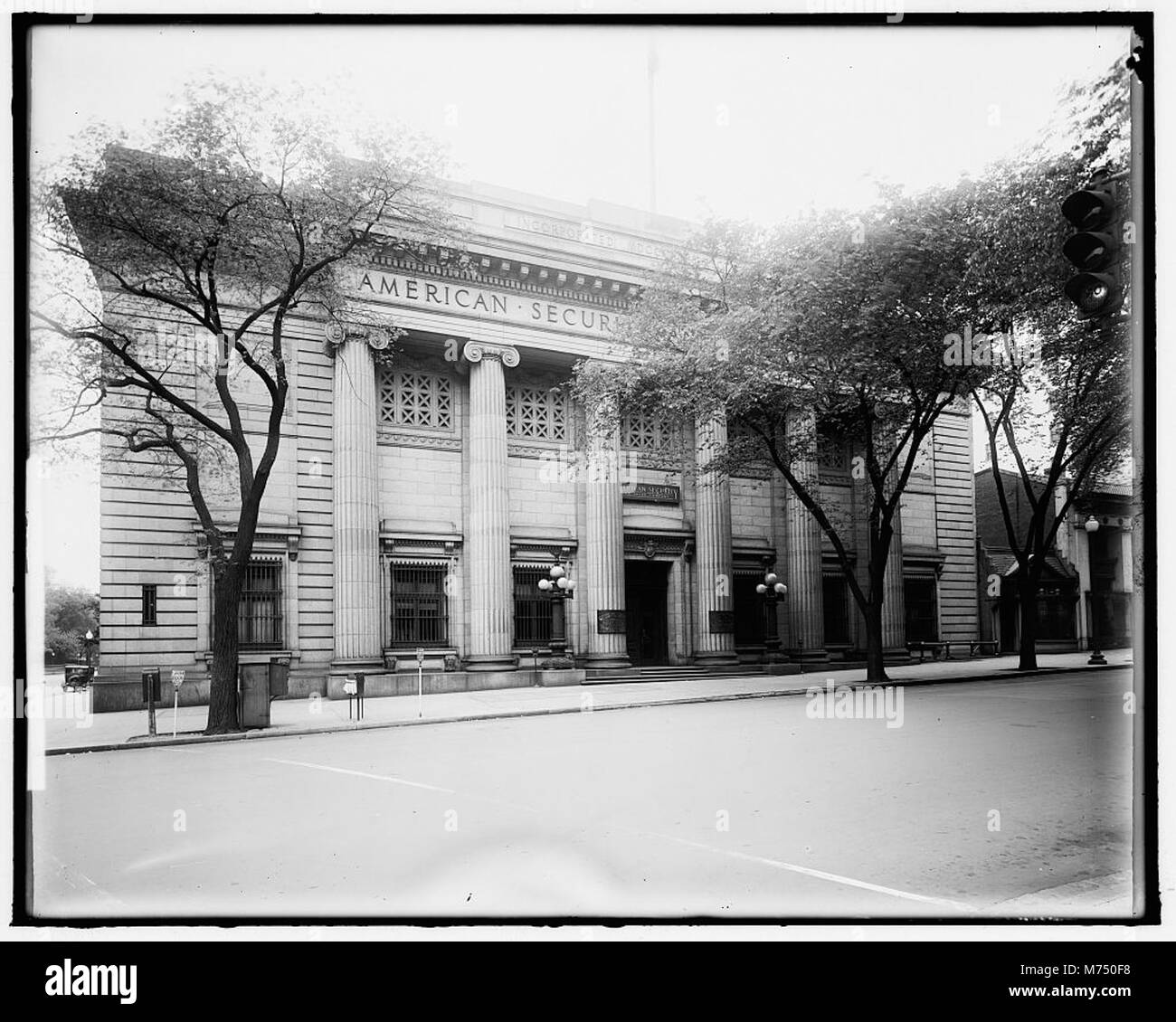 Photograph of the exterior of the American Security and Trust building ...
