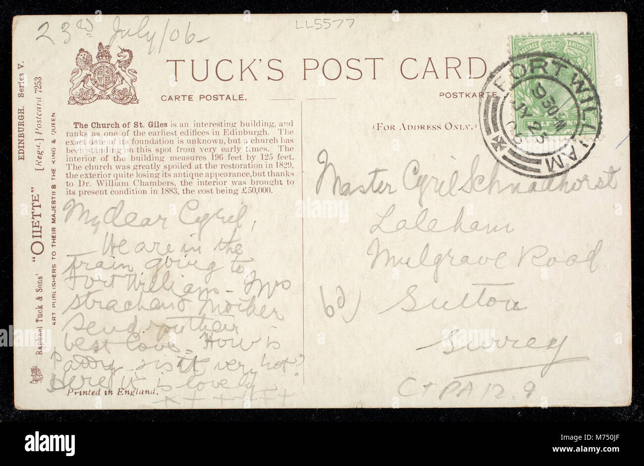 Interior of St. Giles, Edinburgh (NBY 437678 Stock Photo - Alamy