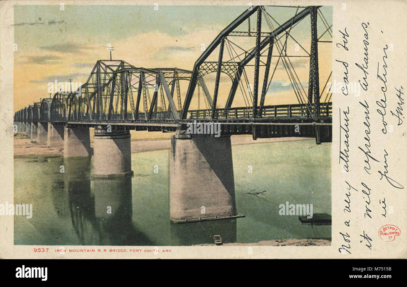 Photograph of the Iron Mountain Railroad Bridge, showcasing its ...