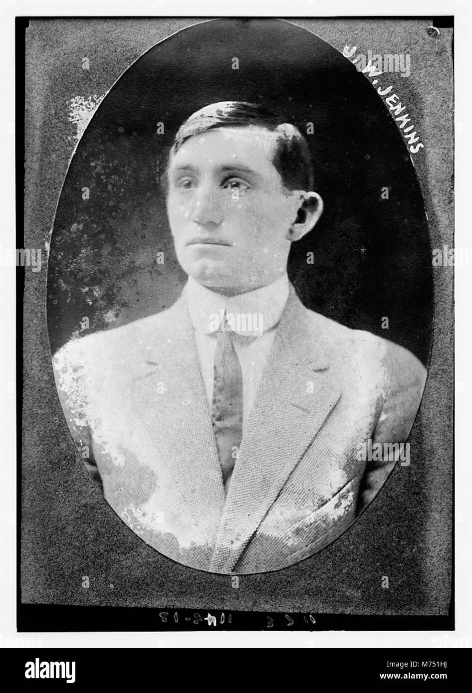 This image features J.W. Jenkins, a historical figure, possibly ...