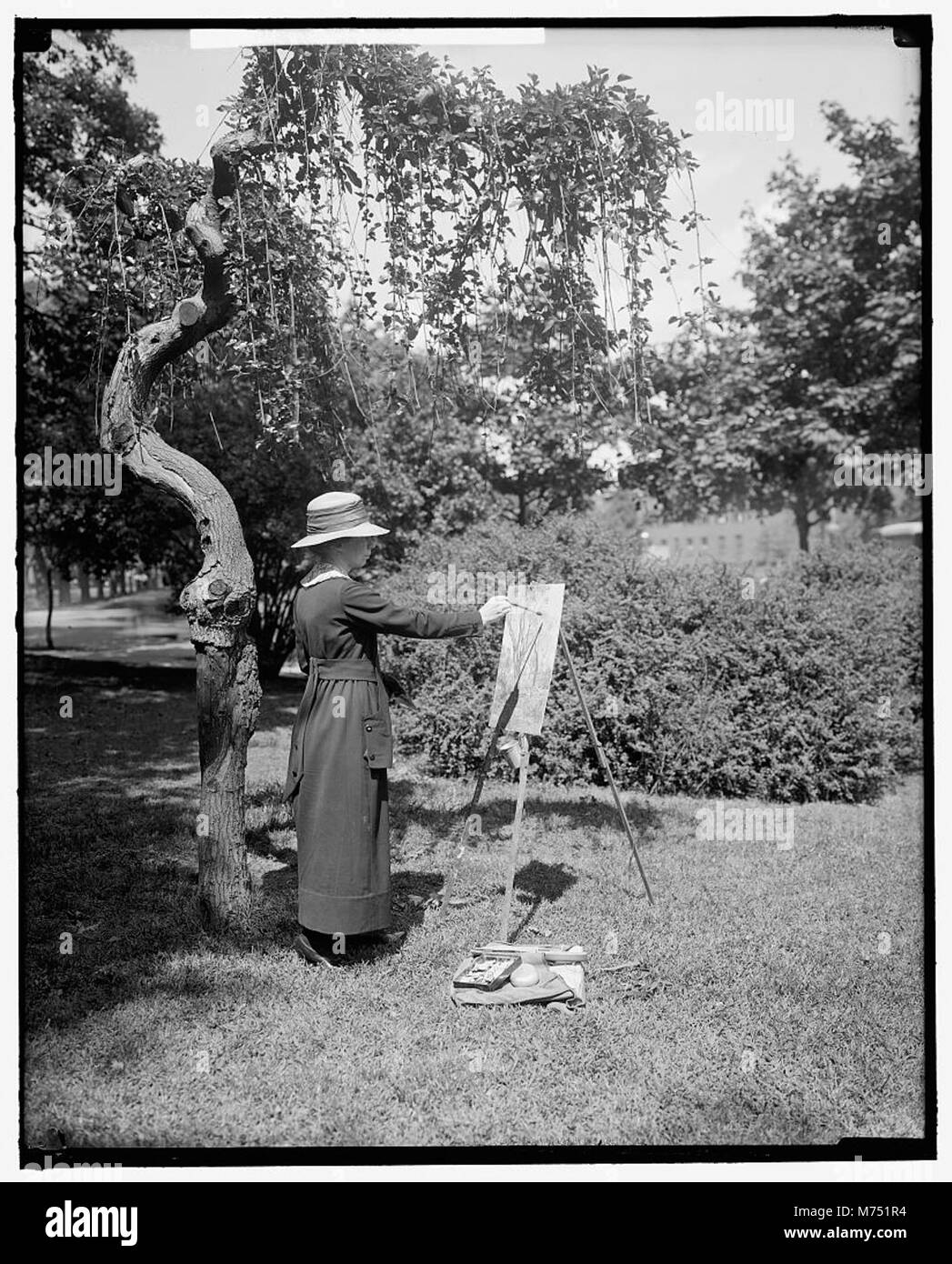 A portrait of Miss Lesley Jackson, capturing her likeness and ...