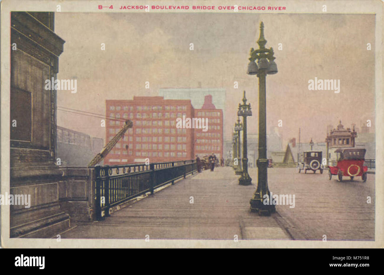 The Jackson Boulevard Bridge spans the Chicago River, a key ...