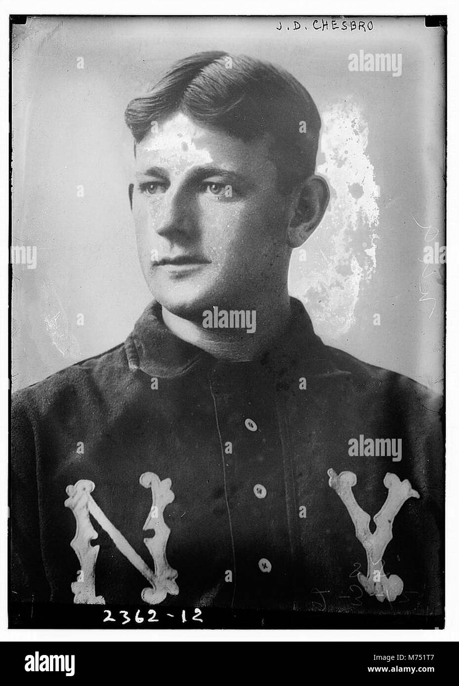 Jack Chesbro, a notable baseball player, is depicted in this image ...