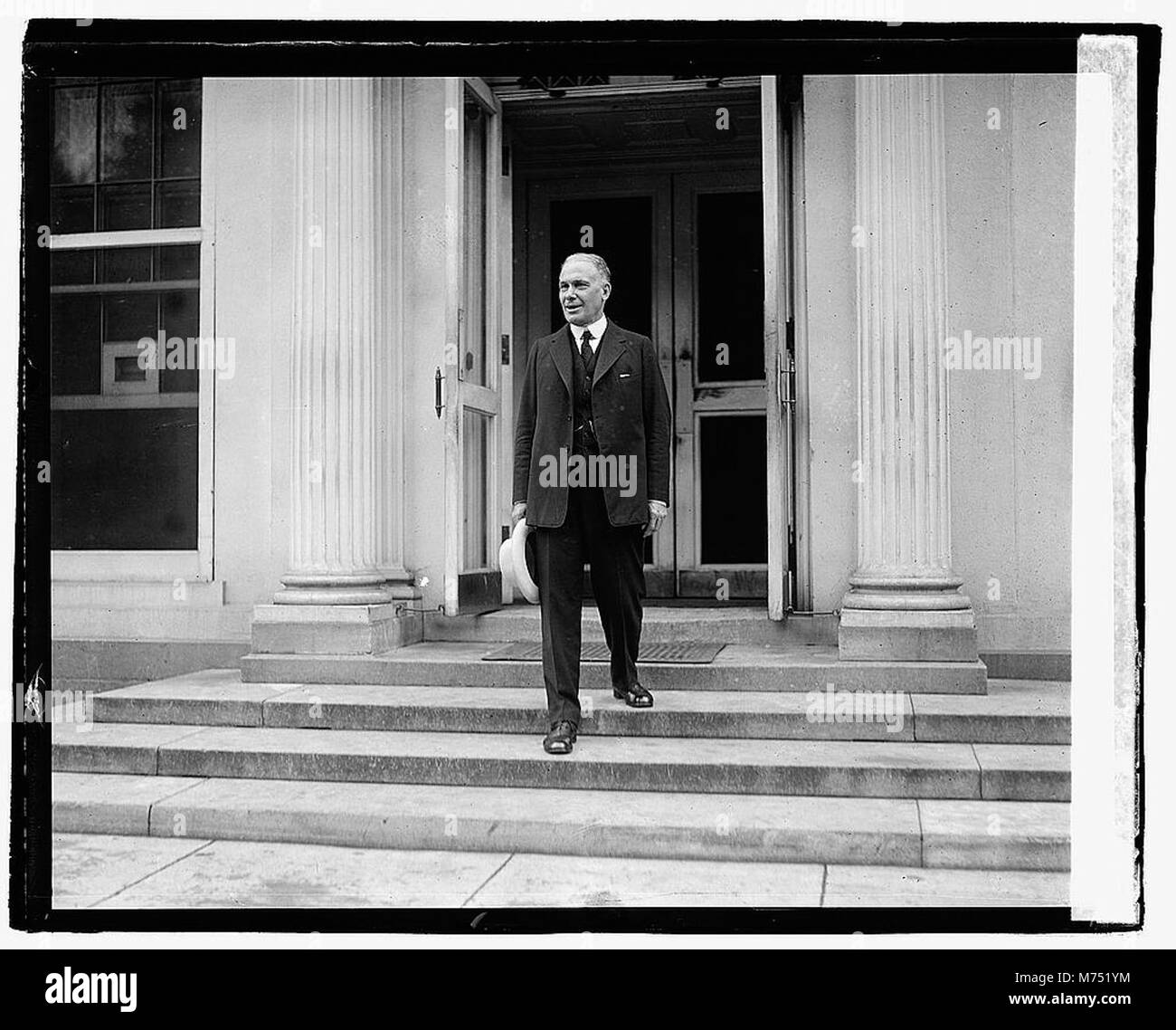 A portrait of Jacob Gould Schurman, an American educator and diplomat ...