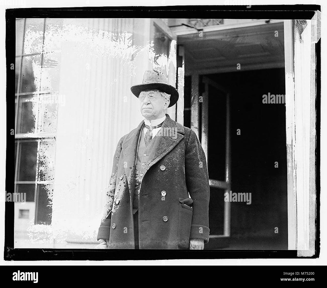 A portrait of Jacob S. Coxey, an American political activist and leader ...