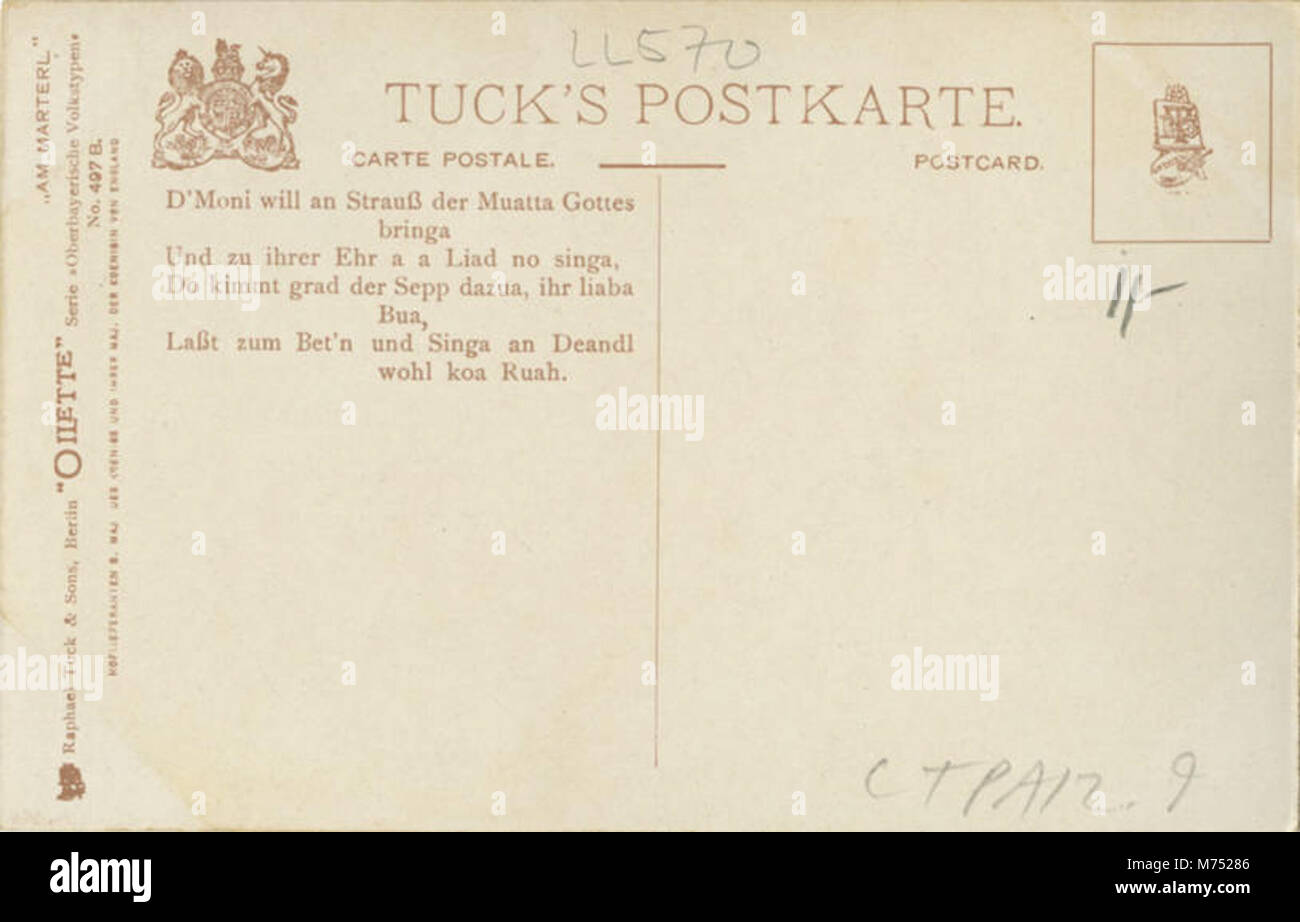 A photograph of the Am Marterl, a small monument or shrine located in a ...