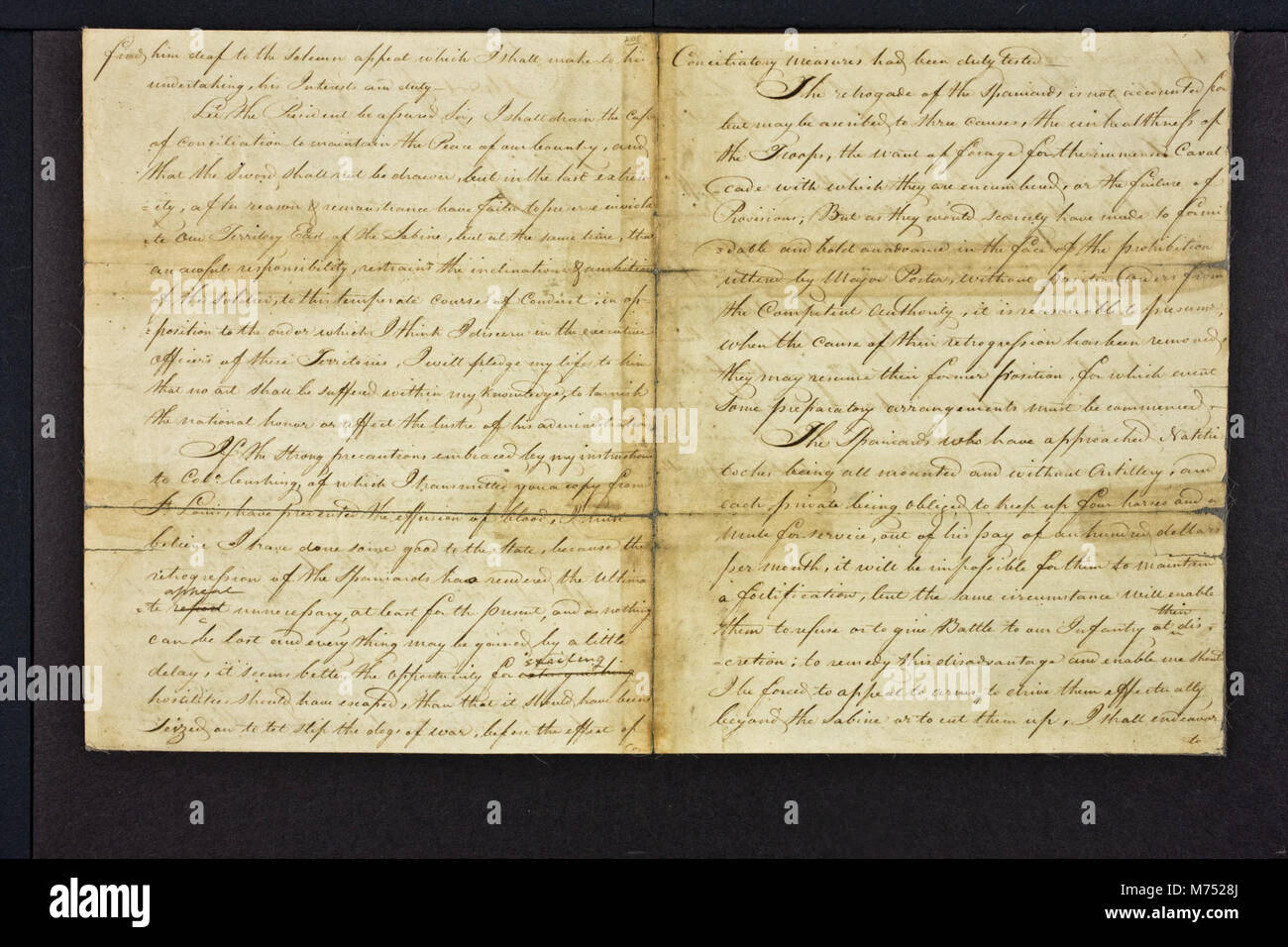 A historical letter written by James Wilkinson to Secretary of War ...