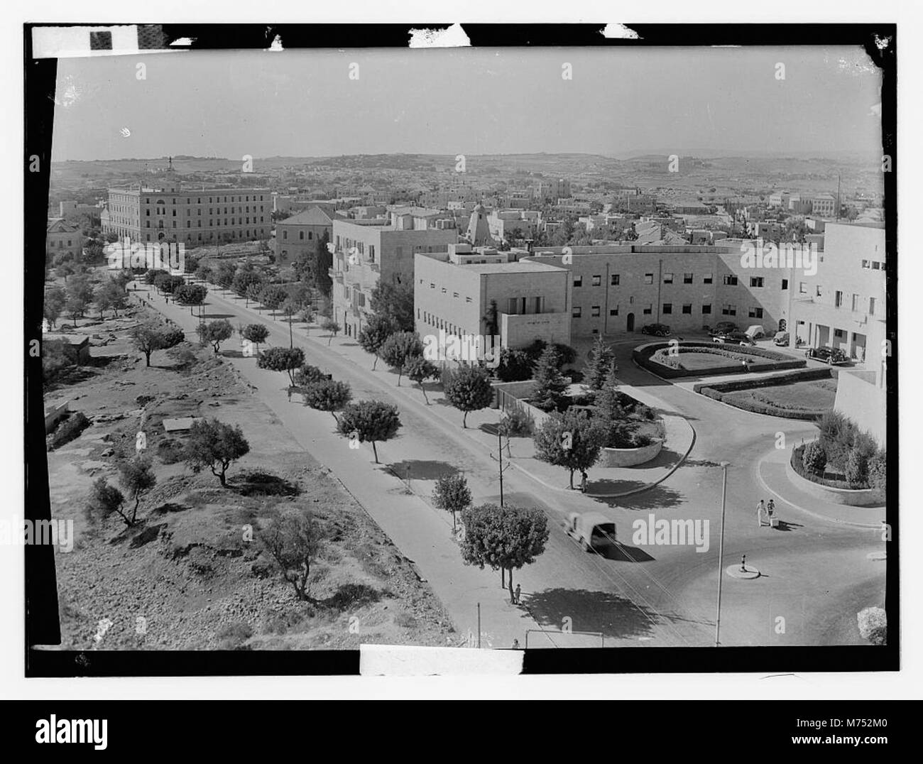 The new city of Jerusalem is shown in this view, reflecting modern ...