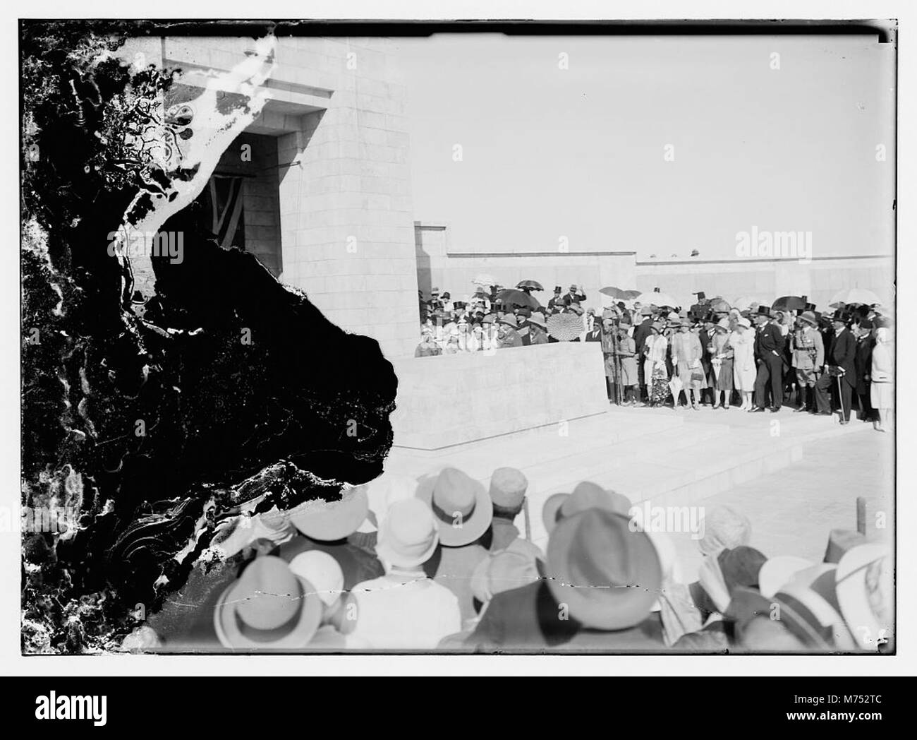 The dedication of the Jerusalem War Cemetery, a site commemorating ...