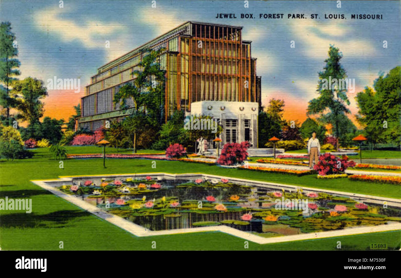 The Jewel Box in Forest Park, designed by Elmer D. English, is a ...