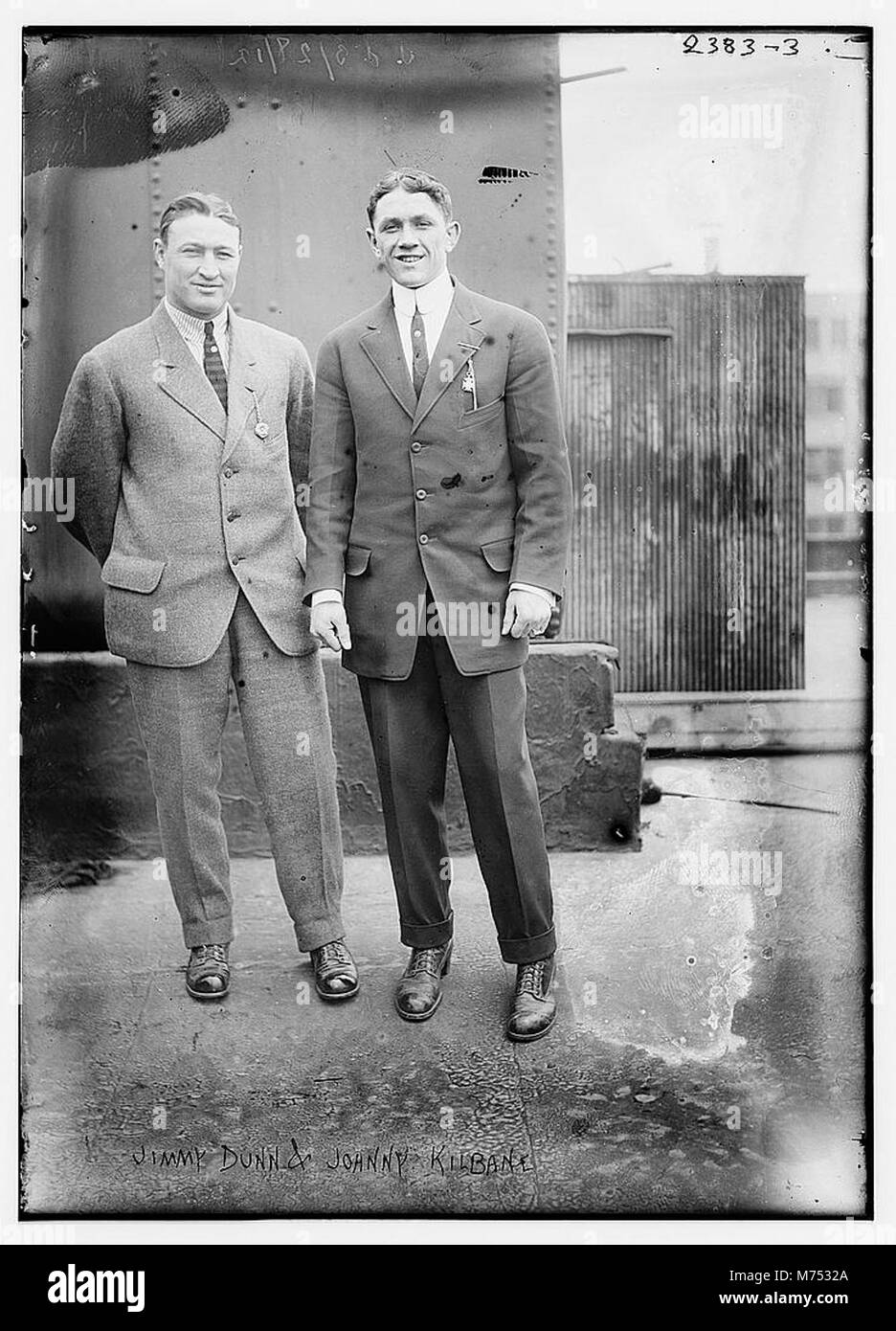 A historical photograph featuring two prominent figures, Jimmy Dunn and ...