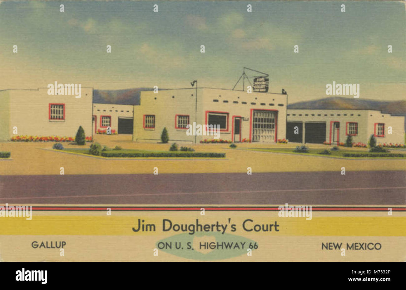 Photograph of Jim Dougherty’s Court, depicting a scene likely in a ...
