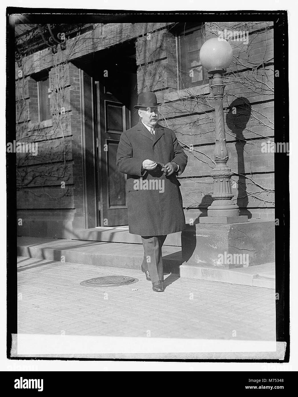 A portrait of Jn. W. Weeks, captured on January 18, 1921, providing a ...