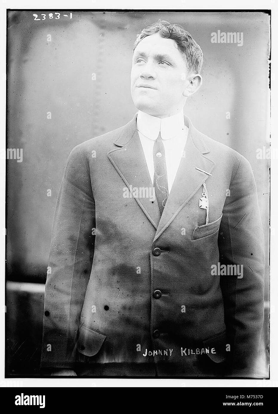 Johnny Kilbane, an accomplished American boxer, is captured in a ...