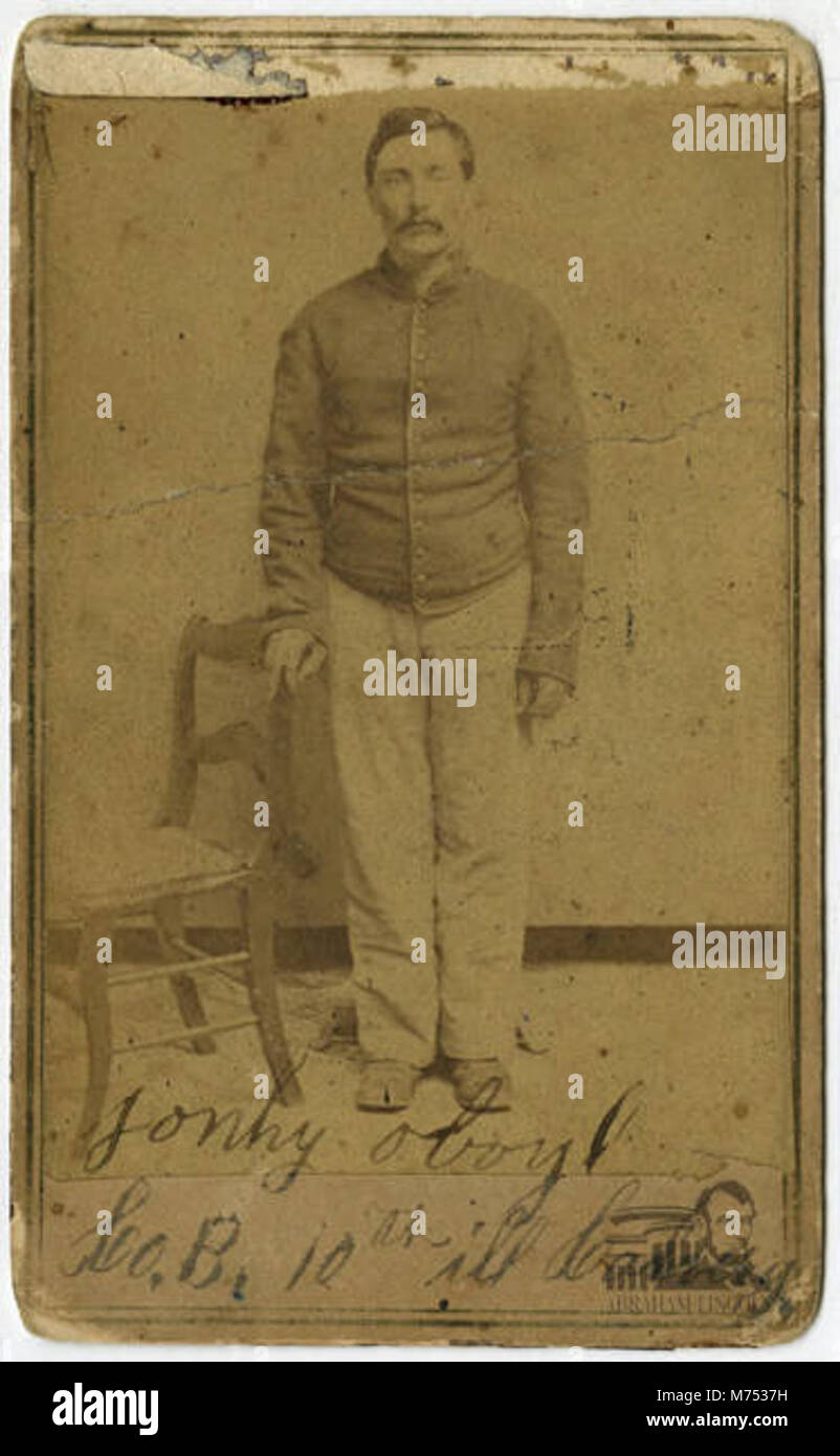 A portrait of Johnny O'Boyle, an individual with significance in early ...