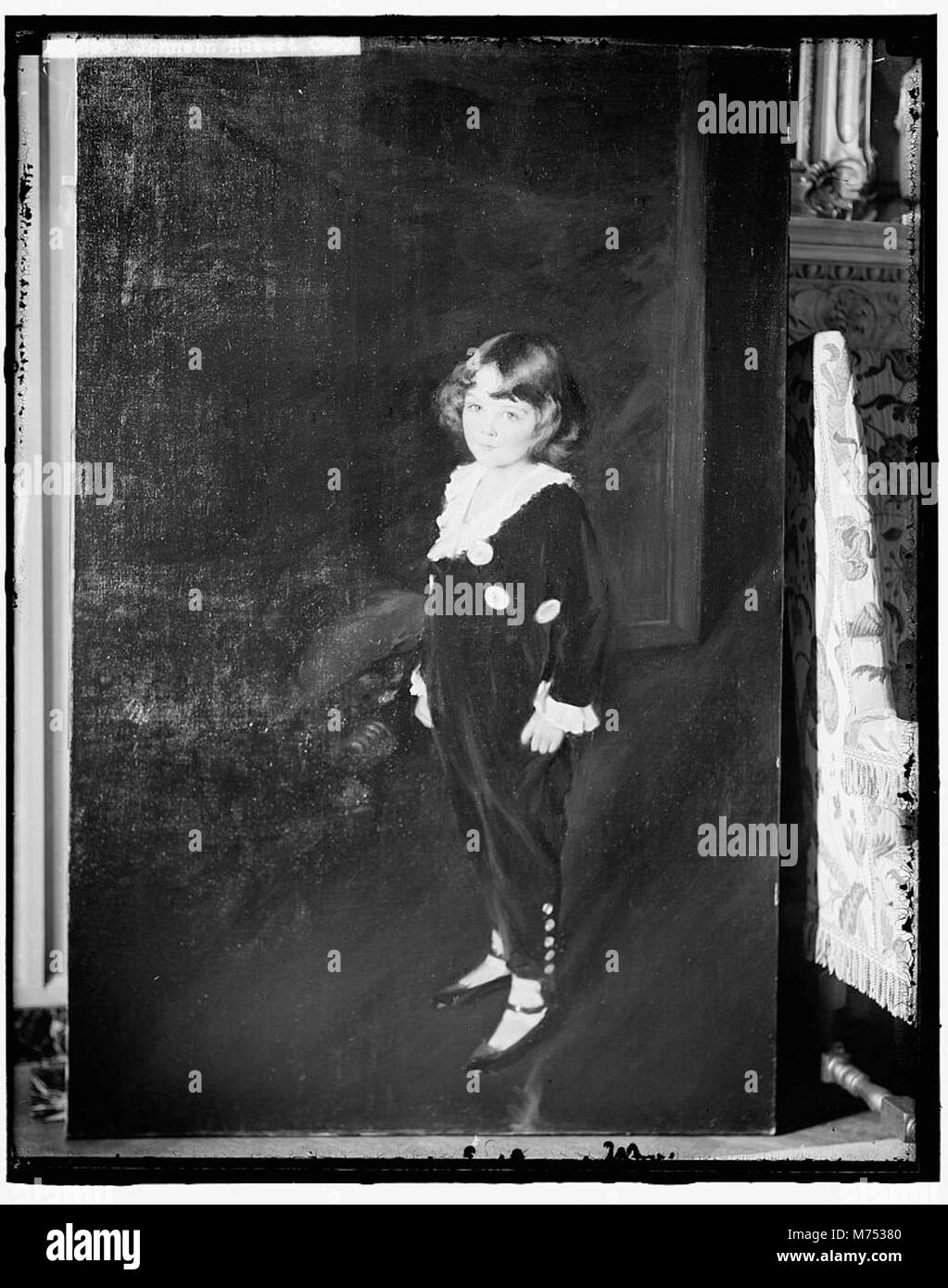 A portrait of Hubert Johnson, likely taken in the early to mid-20th ...