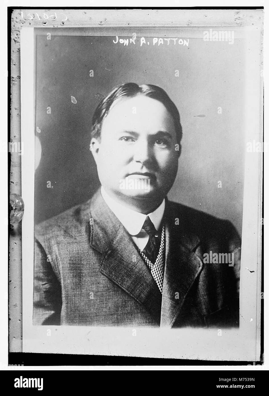 This image features John A. Patton, an important figure in American ...
