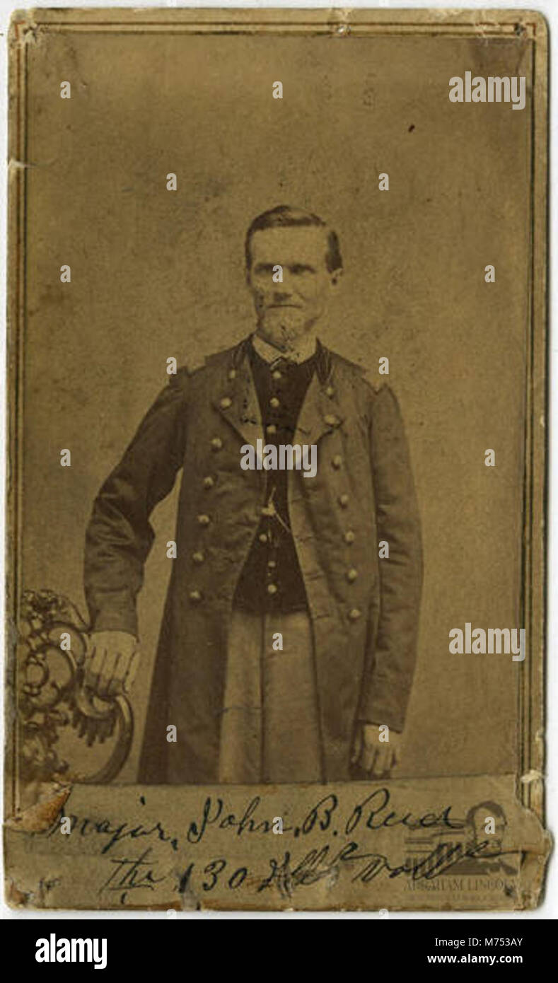 A historical portrait of John B. Reid, an individual known for his ...