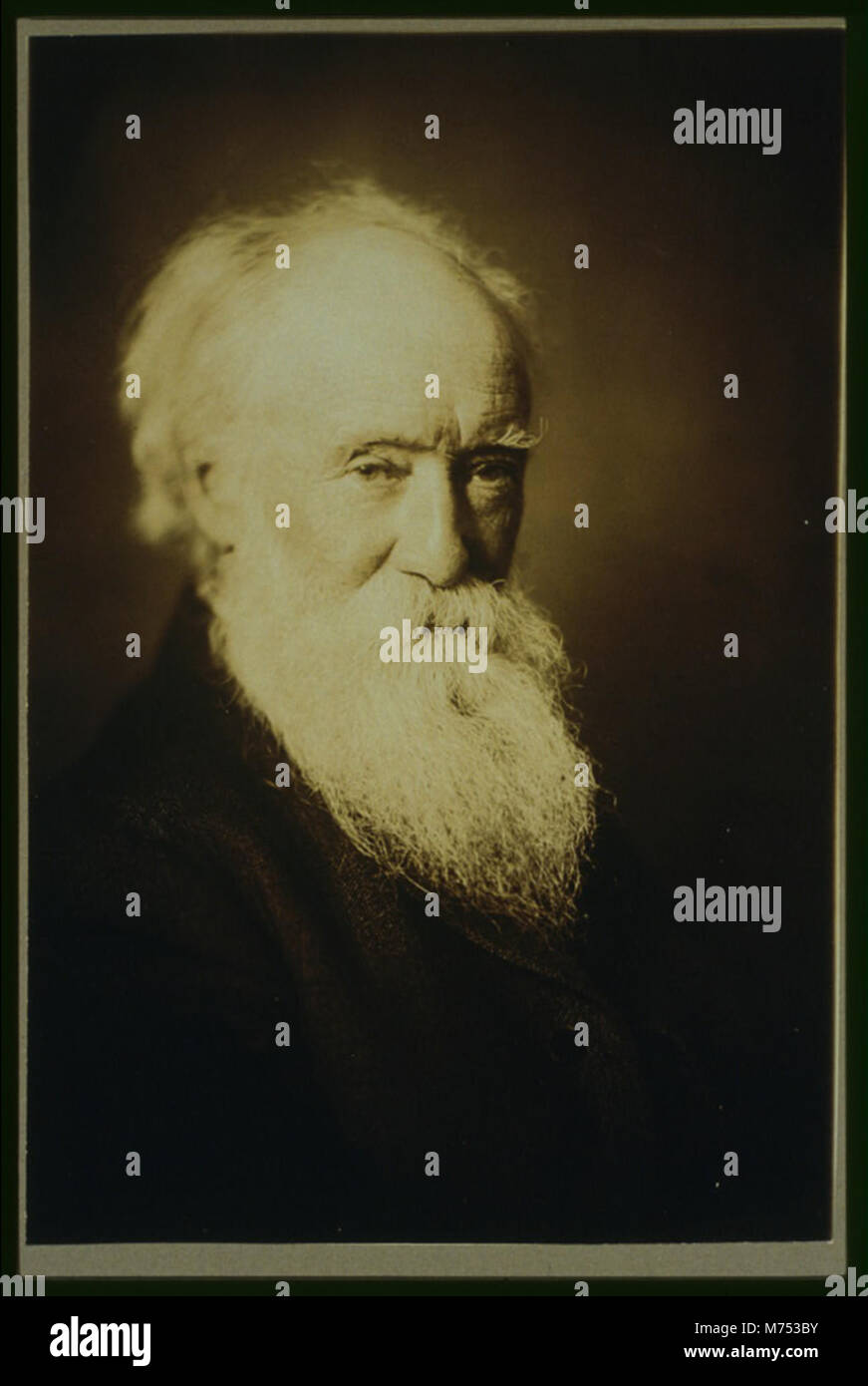 A portrait of John Burroughs, an influential American naturalist and ...