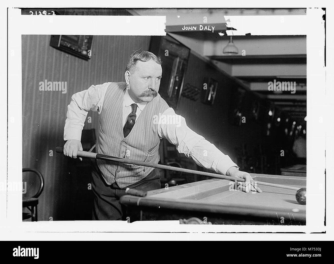 A portrait of John Daly, an individual captured in a historical ...