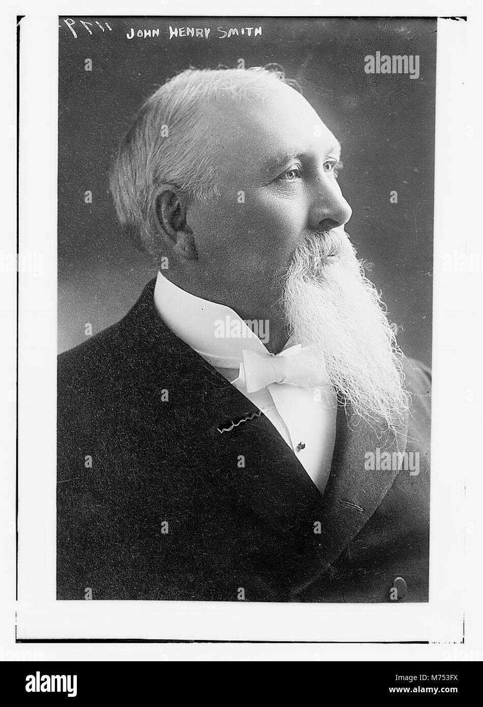 A historical portrait of John Henry Smith, an important figure in U.S ...