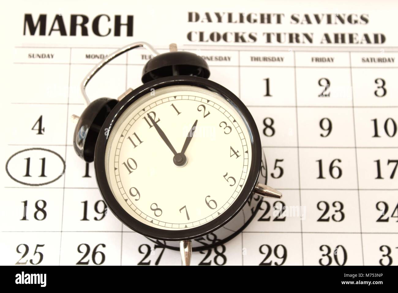 Daylight saving time begins hi-res stock photography and images - Alamy