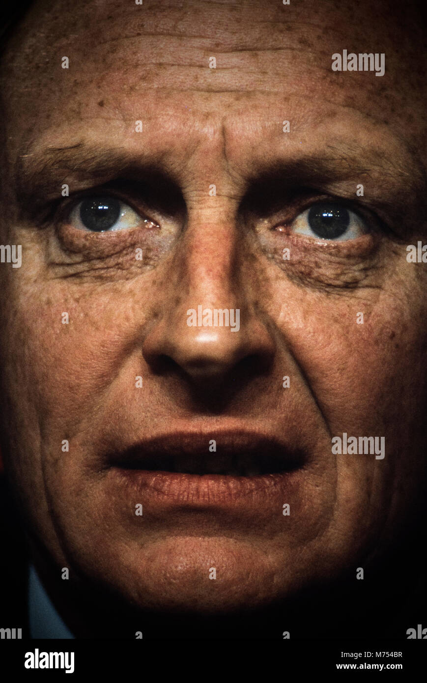 Neil Kinnock at Labour Party Conference, Bournmouth in October 1985 ...