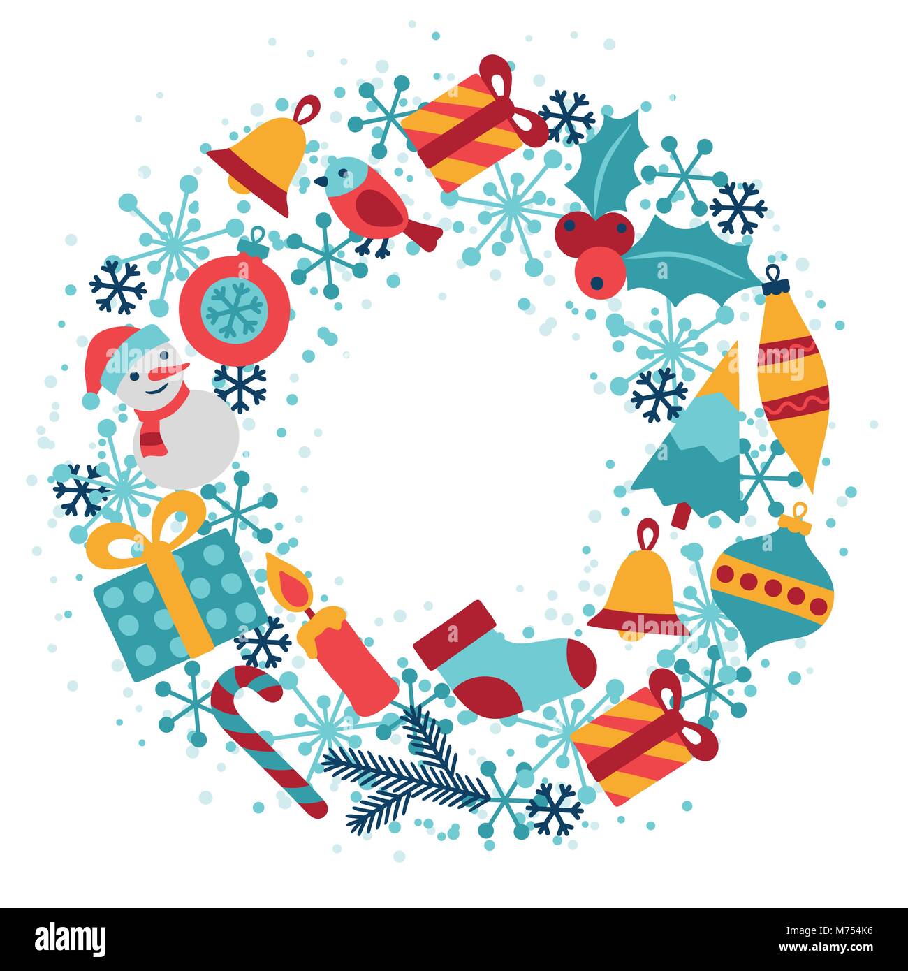 «merry christmas happy new Cut Out Stock Images & Pictures - Alamy