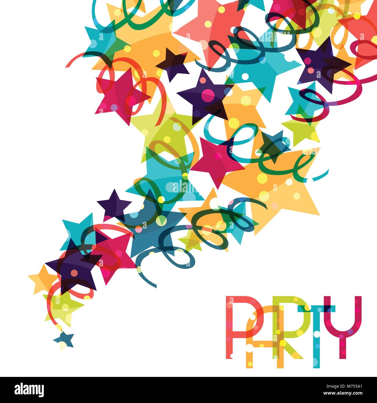Holiday background with shiny colored celebration decorations Stock ...