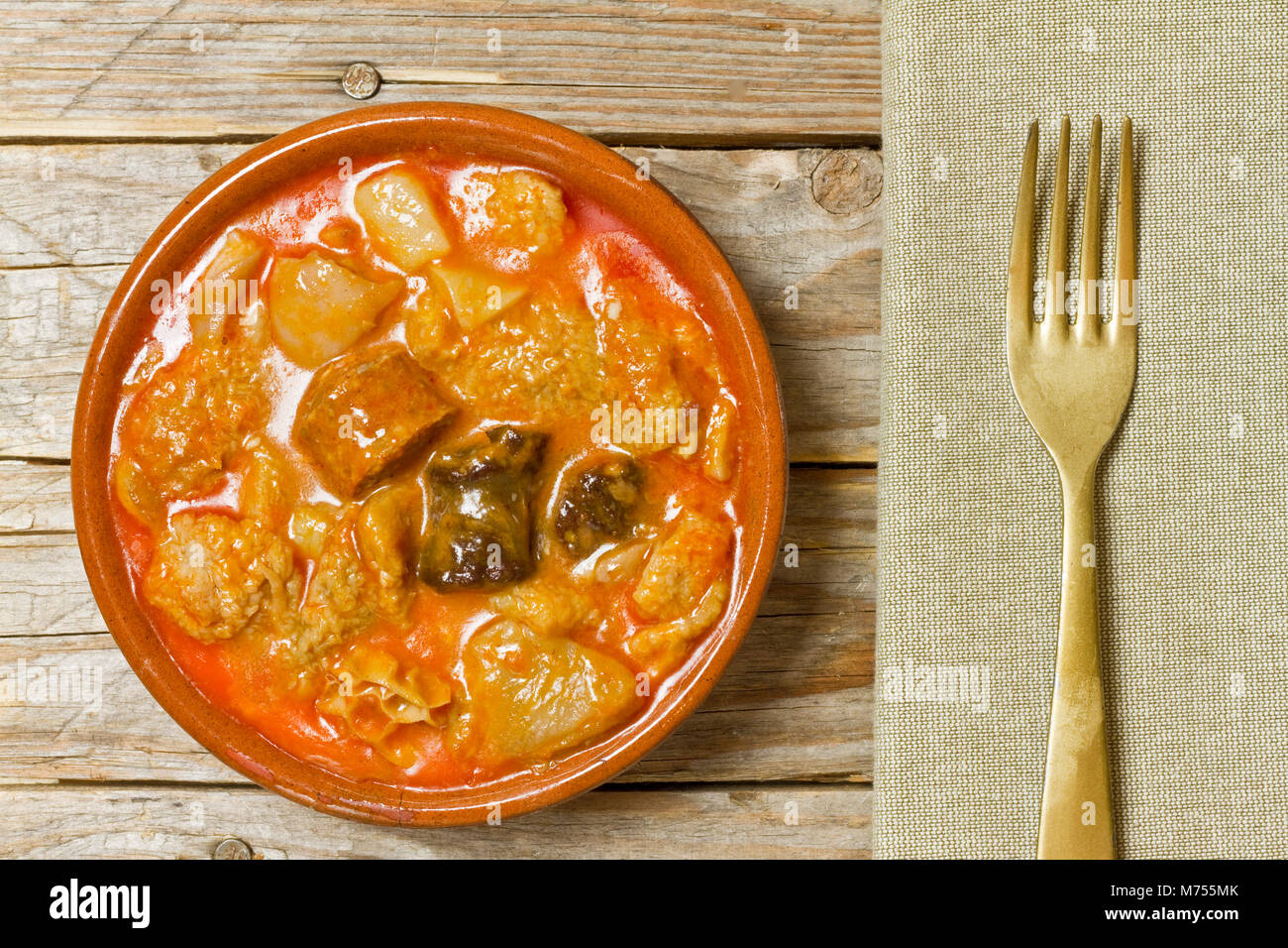 Tapa callos tripe typical spanish hi-res stock photography and images ...