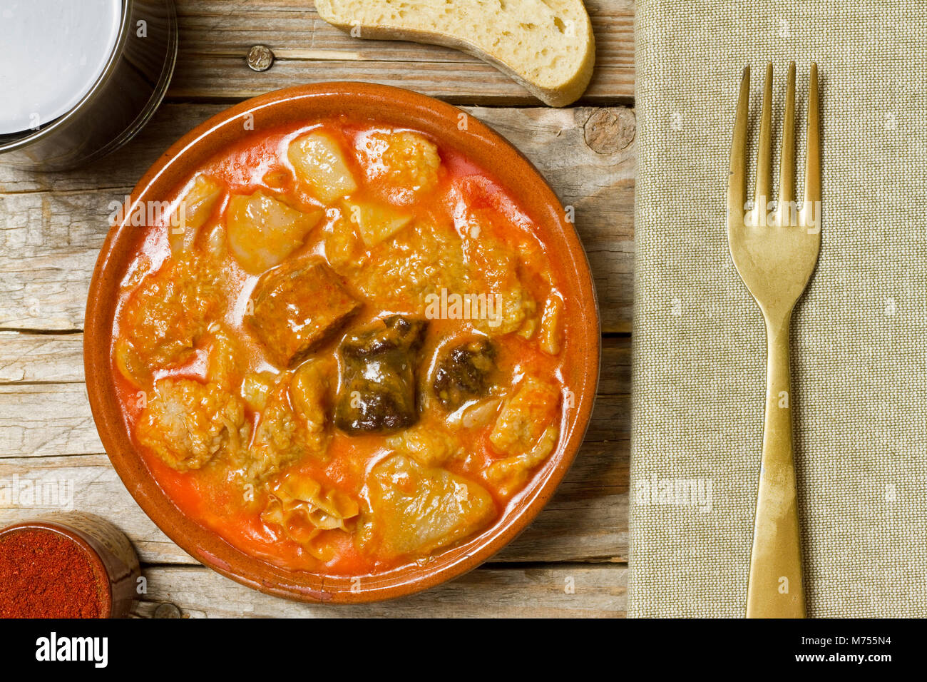 Tapa callos tripe typical spanish hi-res stock photography and images ...