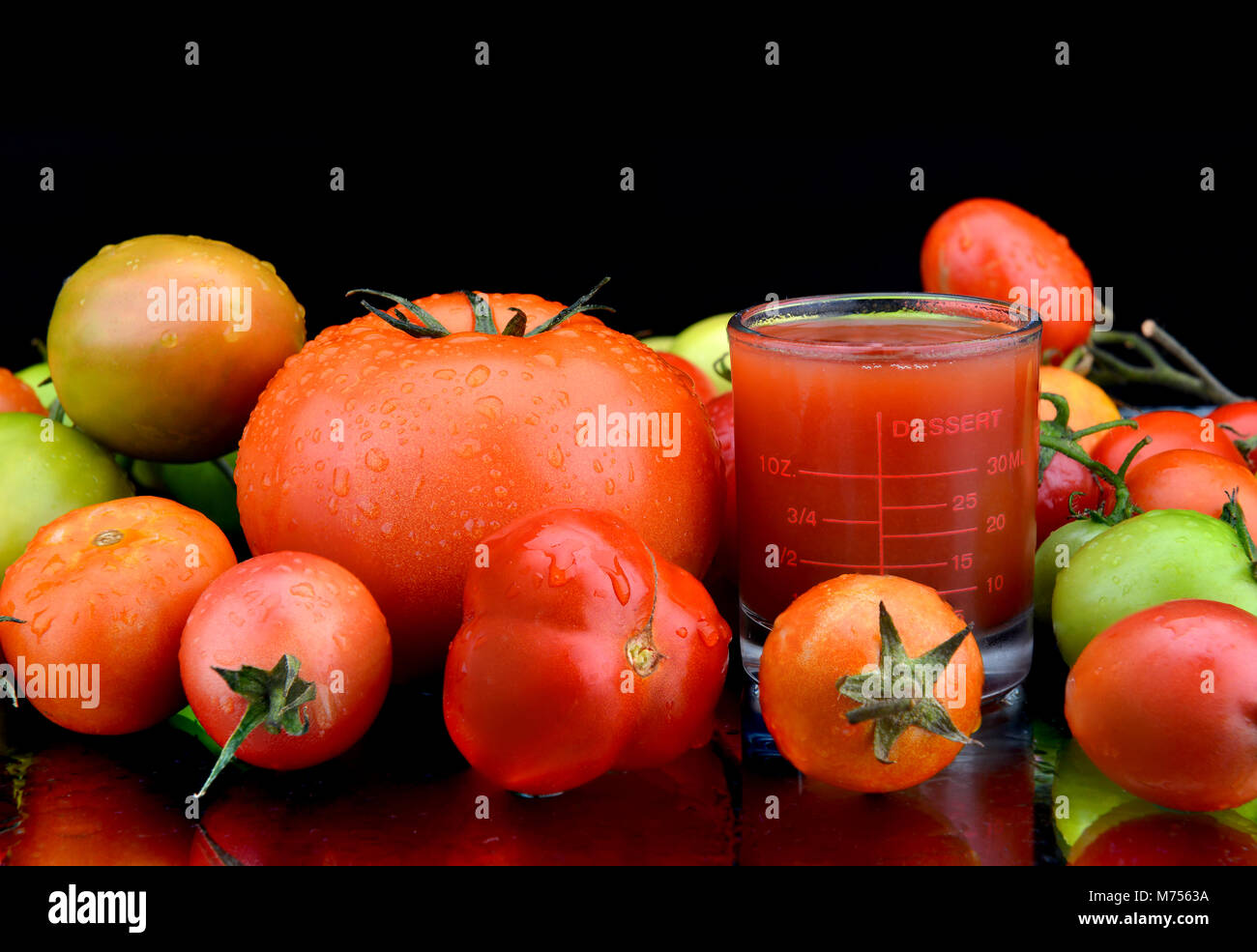 super beautiful fresh colorful tomato from nature farm Stock Photo - Alamy