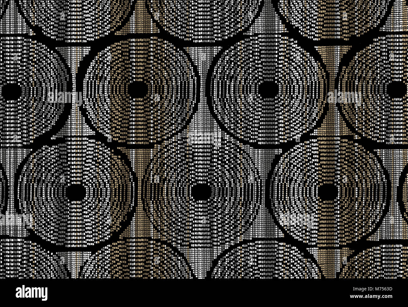 Circle pattern Repeating Background Stock Photo - Alamy