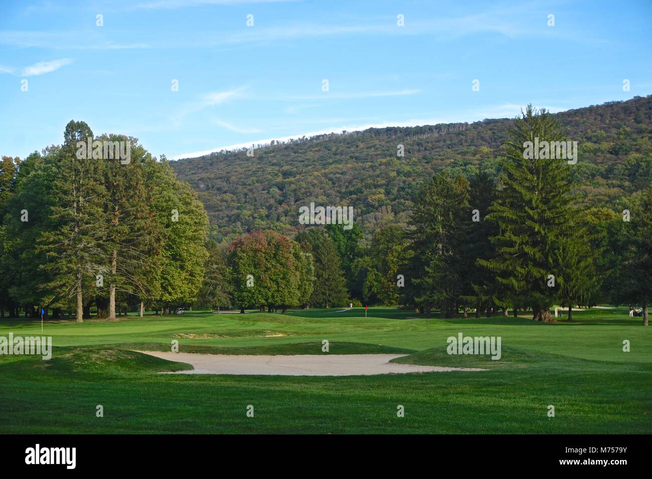 The historic golf course at the Shawnee Inn, Shawnee on Delaware, in ...