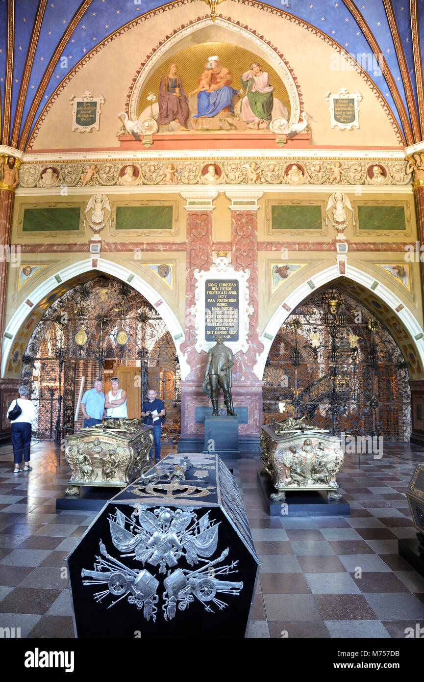 Sarcophagus of Christian Prince Elect, king Christian IV and Queen Anne ...
