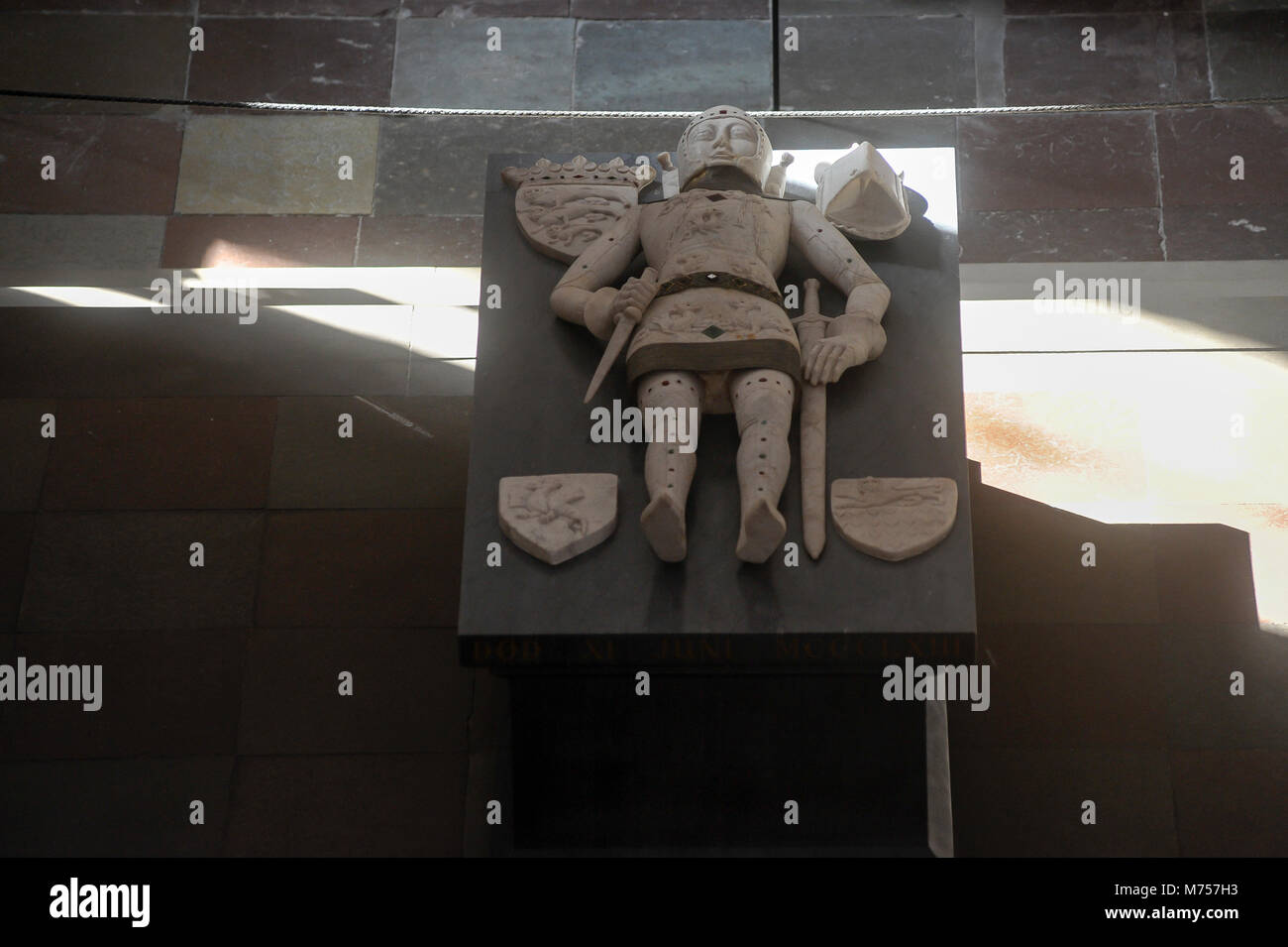 Sarcophagus of king Christopher III of Bavaria in apse of Gothic ...